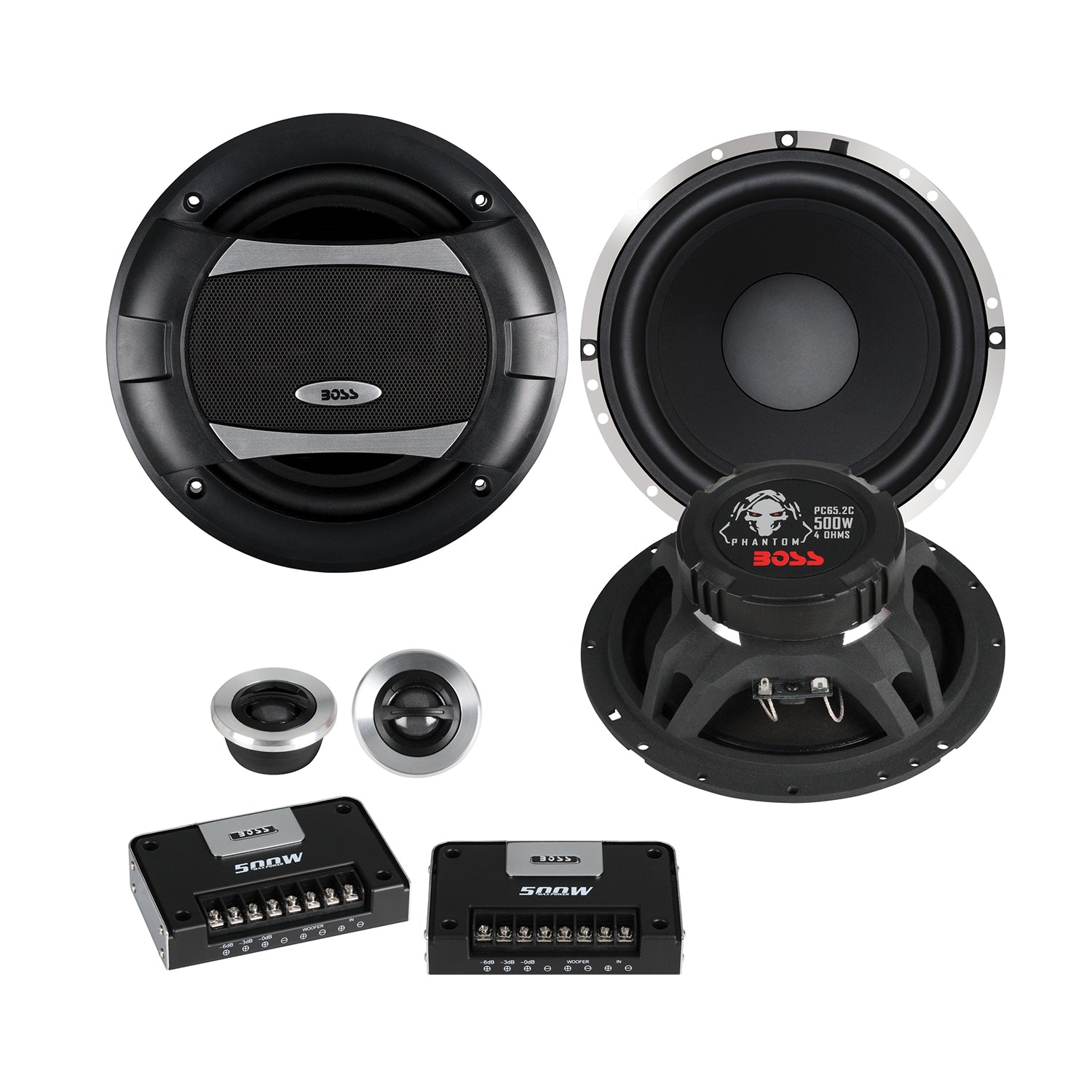 BOSS Audio Systems PC65.2C Phantom Series 6.5 Inch Car Door Speakers ...