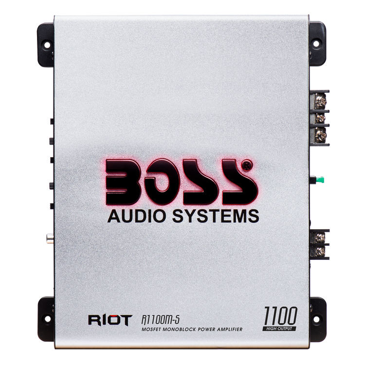 BOSS Audio Systems R1100M-S Monoblock Car Amplifier - 1100 High Output ...