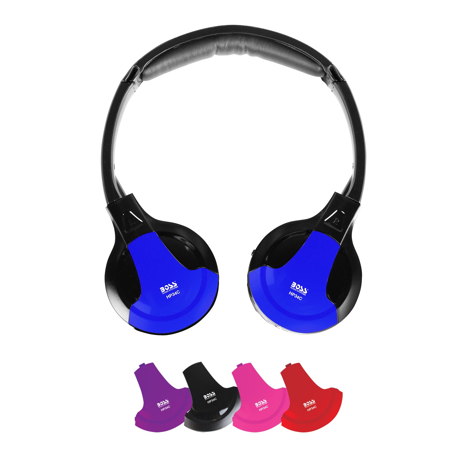 BOSS Audio Systems HP34C Car Audio Dual Channel Foldable Wireless ...
