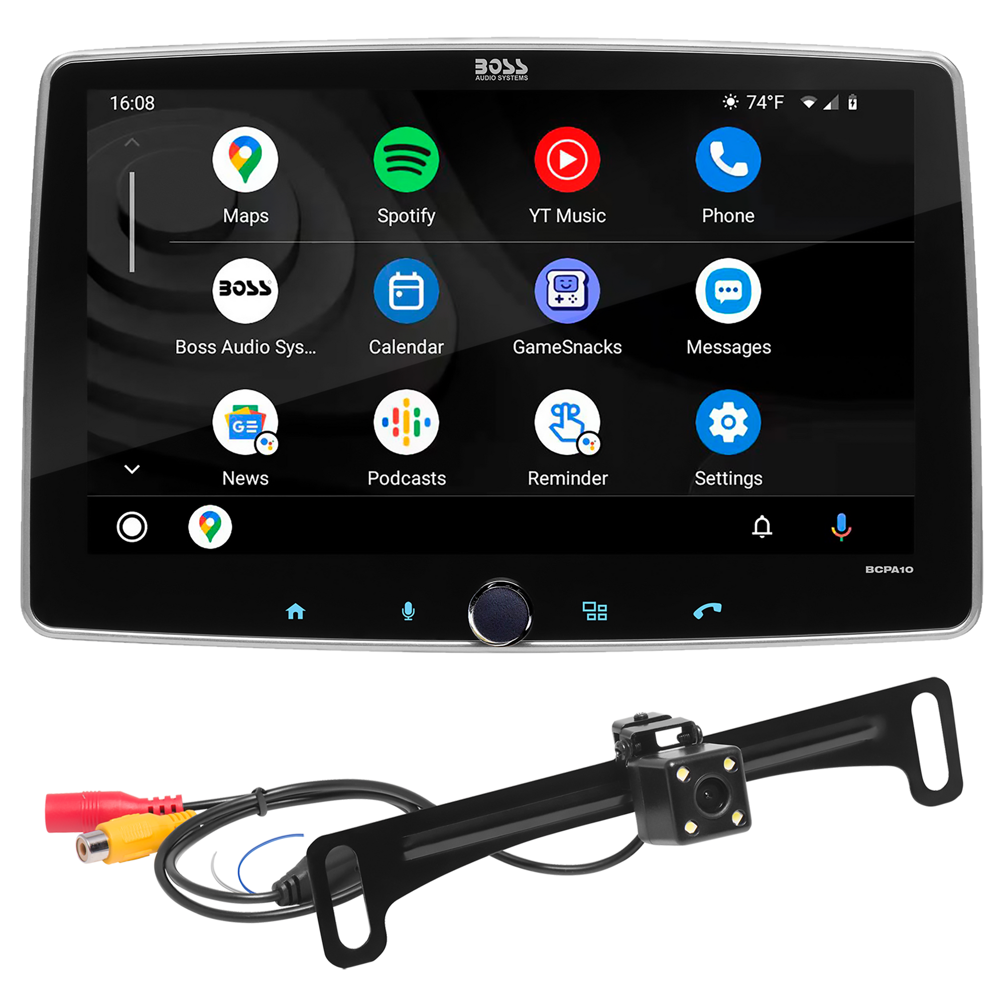 BOSS Audio Systems BCPA10RC Car Stereo System - Apple CarPlay, Android ...