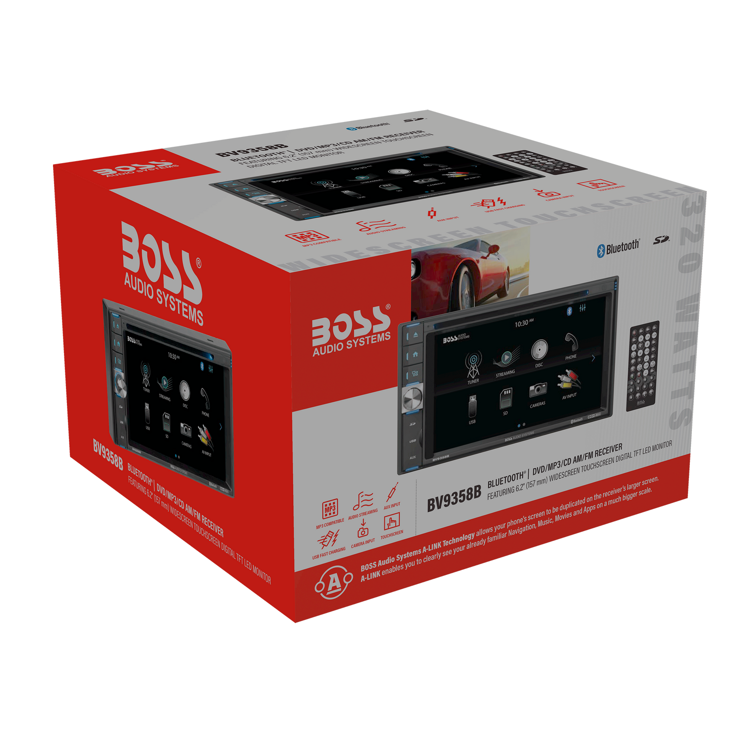 BOSS Audio Systems BV9358B Car Stereo – Double Din, 6.2 Inch ...