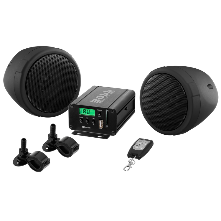 BOSS Audio Systems MCBK520B Motorcycle 3 Inch Stereo Speakers and ...