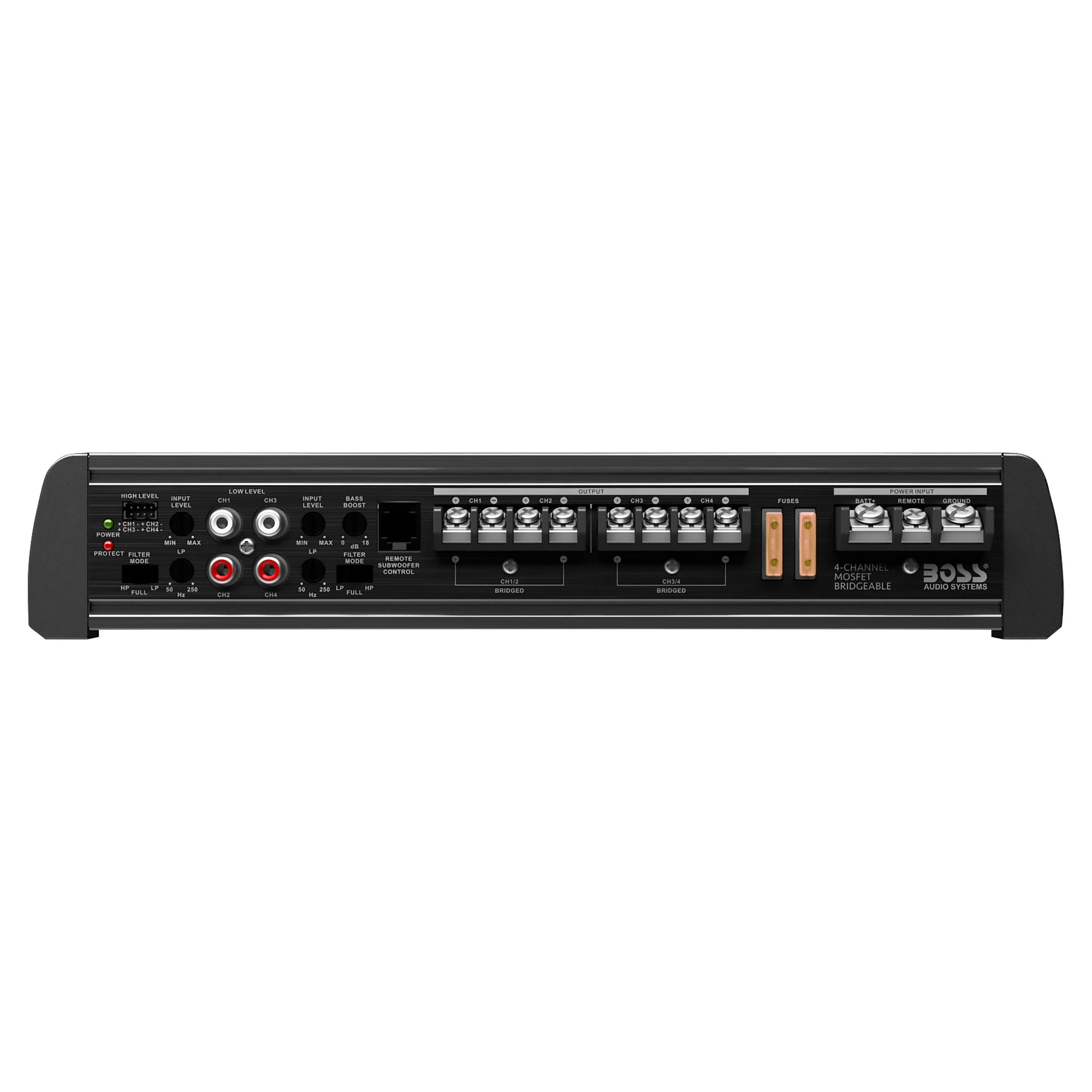 BOSS Audio Systems OX4.400 Onyx Series 4 Channel Class A/B Car ...