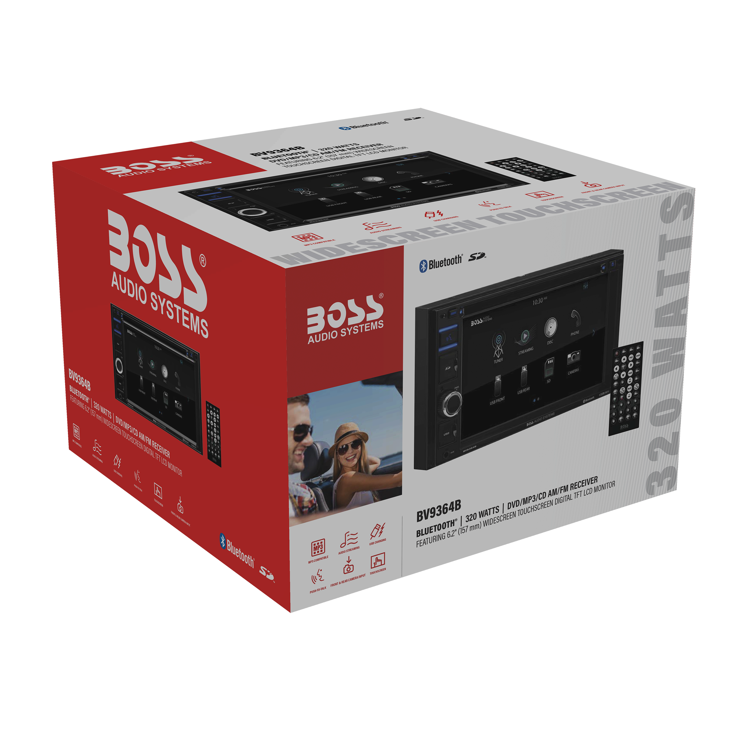 BOSS Audio Systems BV9364B Car Stereo – Double Din, 6.2 Inch ...