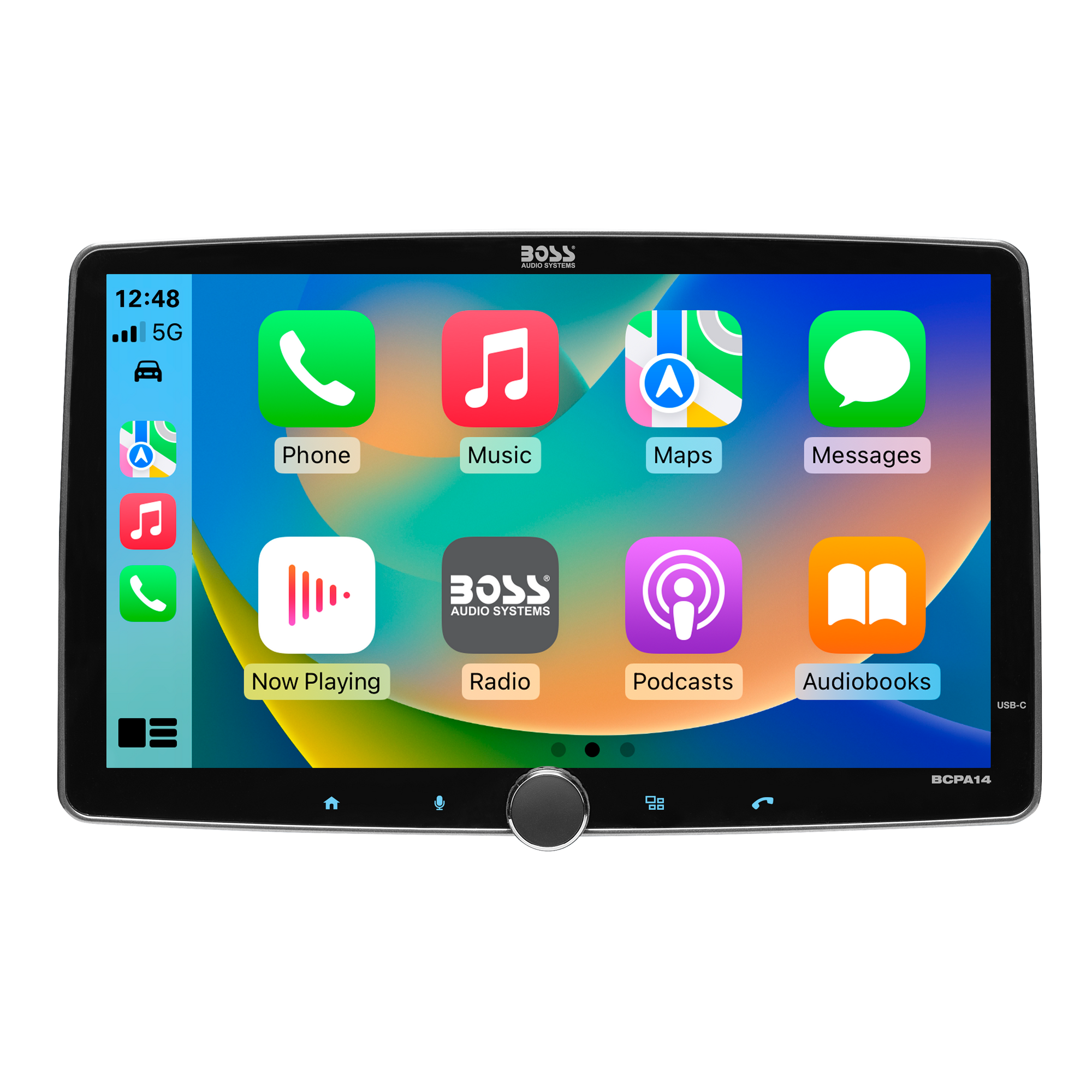 BOSS Audio Systems BCPA14 Car Stereo - Apple CarPlay, Android Auto ...