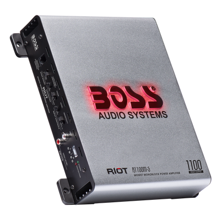 BOSS Audio Systems R1100M-S Monoblock Car Amplifier - 1100 High Output ...