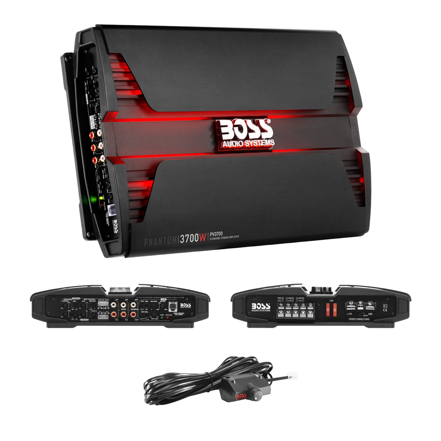 BOSS Audio Systems PV3700 Phantom Series 5 Channel Class A/B Car ...