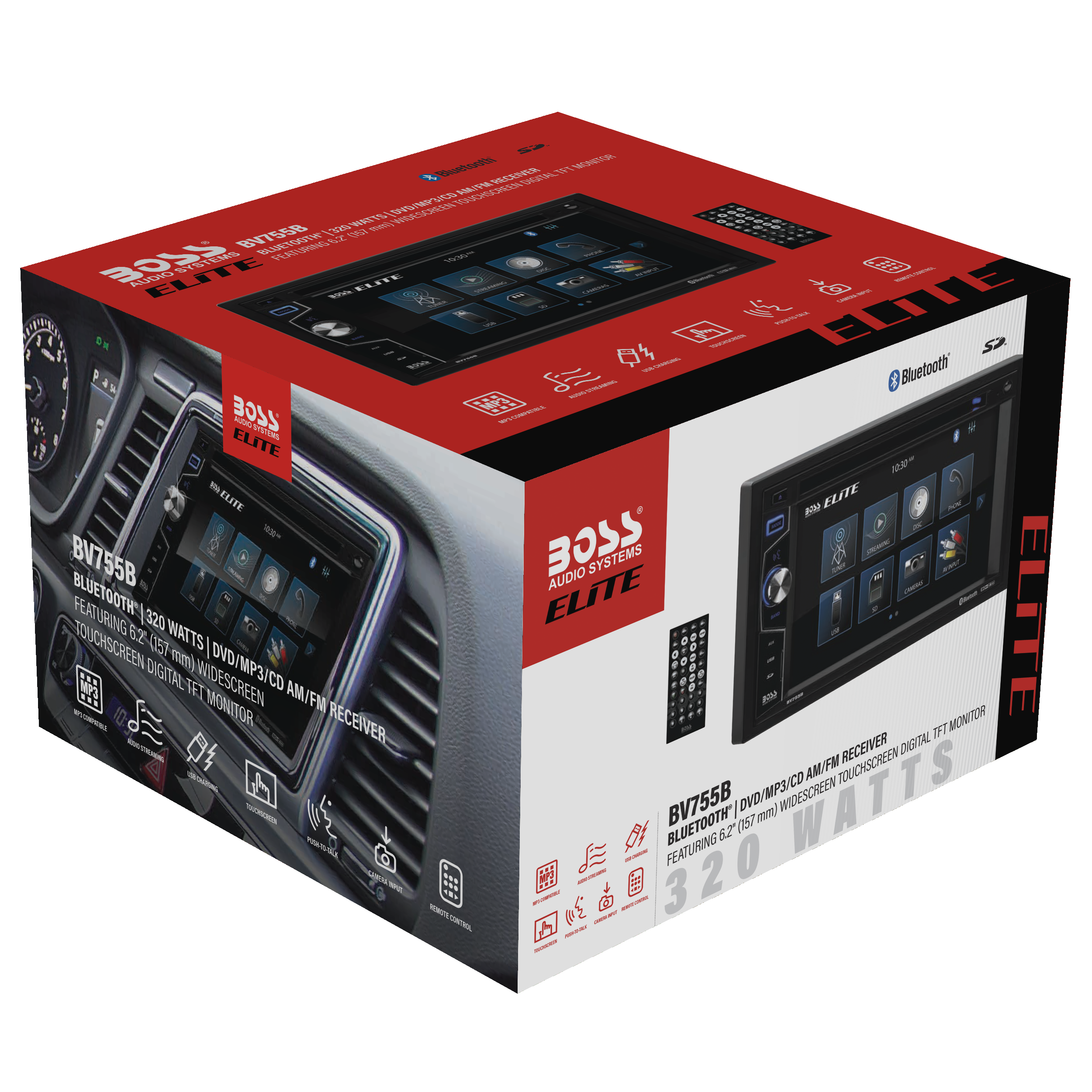 BOSS Audio Systems Elite BV755B Car Audio Stereo System - 6.2 Inch ...
