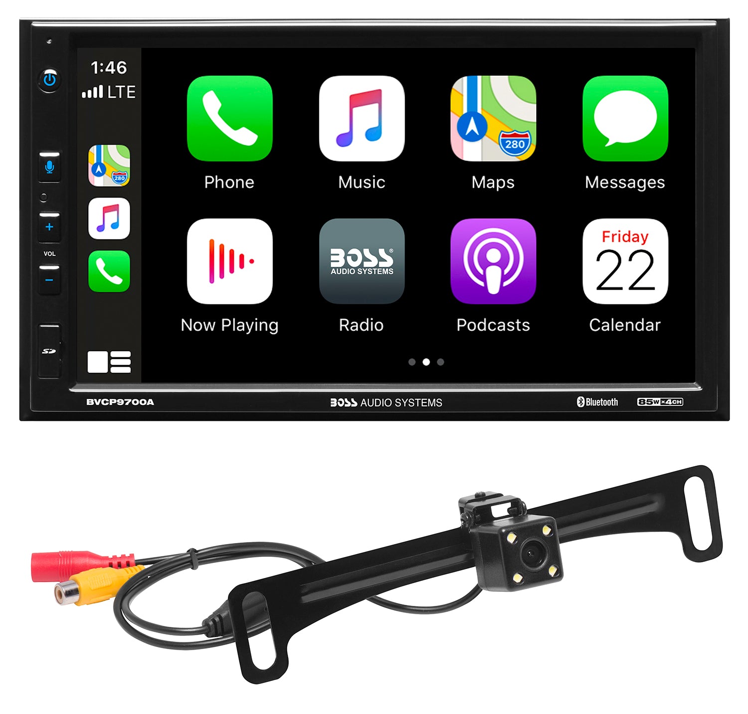BOSS Audio Systems BVCP9700A-C Car Stereo - Apple CarPlay, Android Auto ...