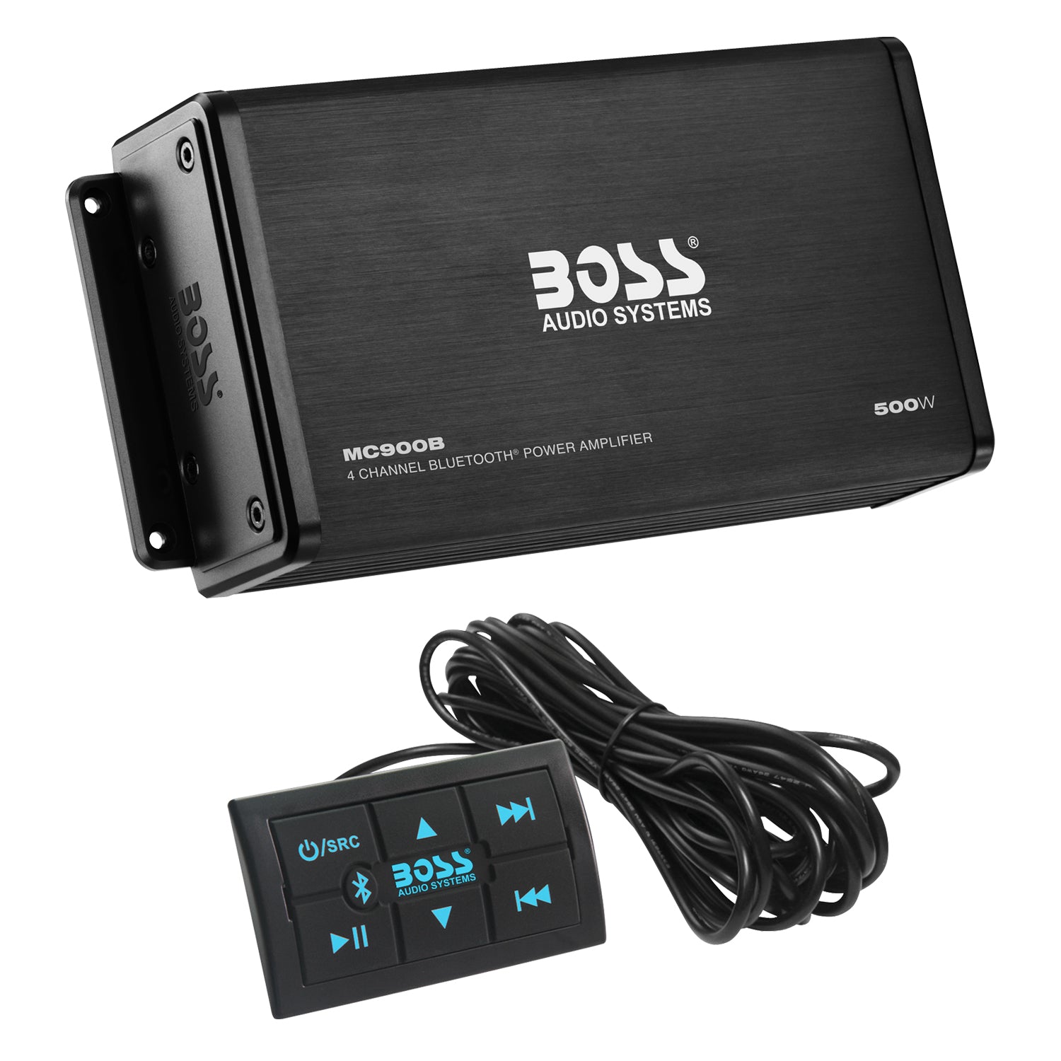 BOSS Audio Systems MC900B 4 Channel Class A/B Amplifier For ATV UTV Car ...