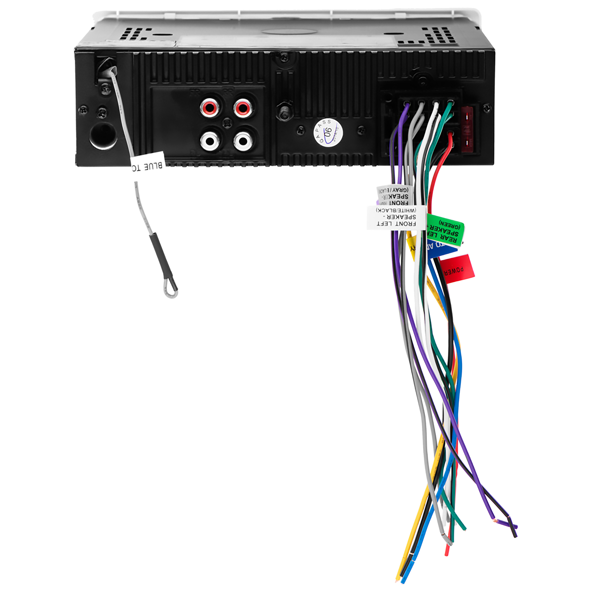 BOSS Audio Systems MR762BRGB Marine Boat Stereo – Single Din, Bluetooth ...