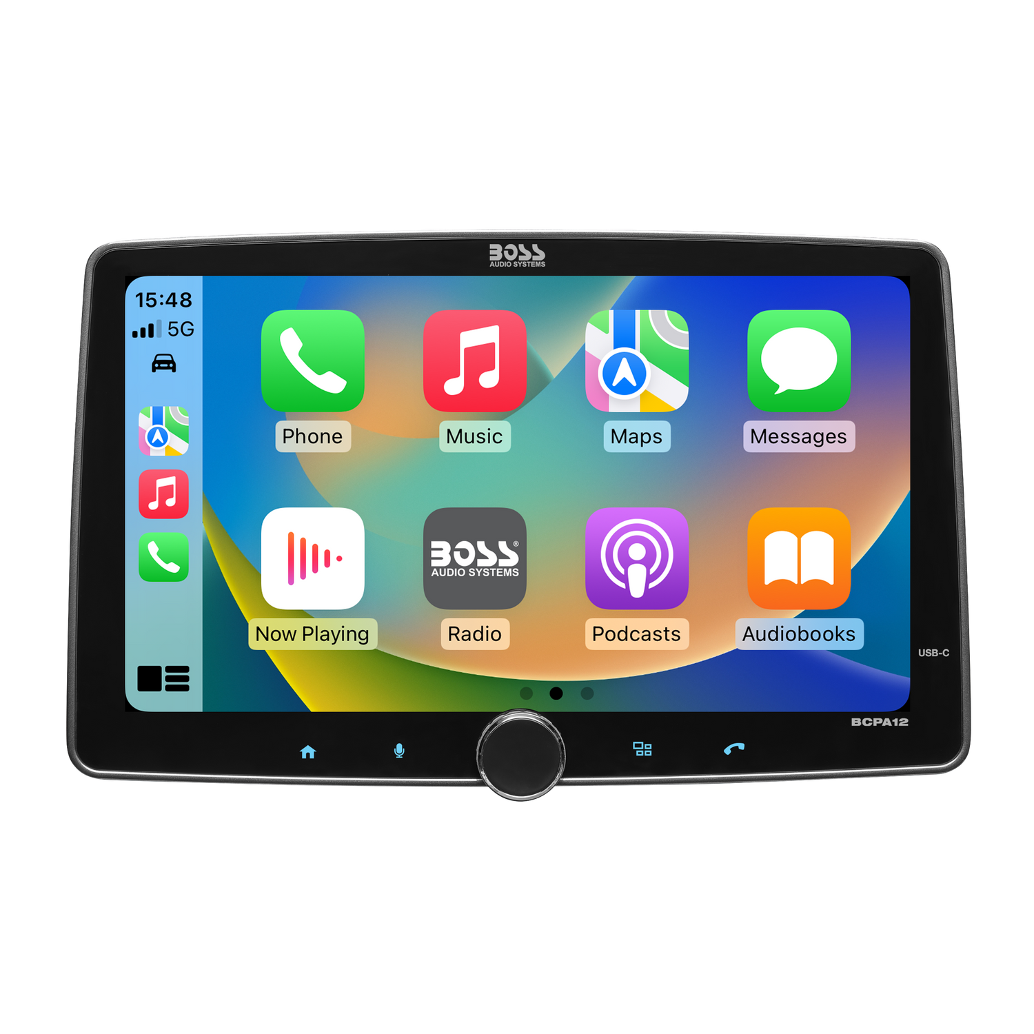 BOSS Audio Systems BCPA12 Car Stereo - Apple CarPlay, Android Auto ...