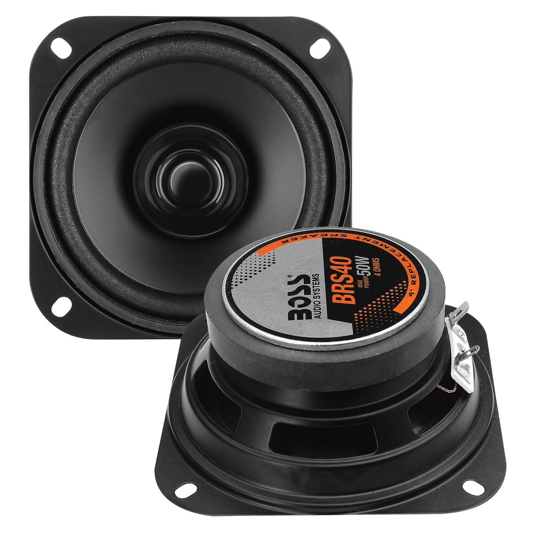 BOSS Audio Systems BRS40 4 Inch Replacement Car Door Speakers - 50 ...