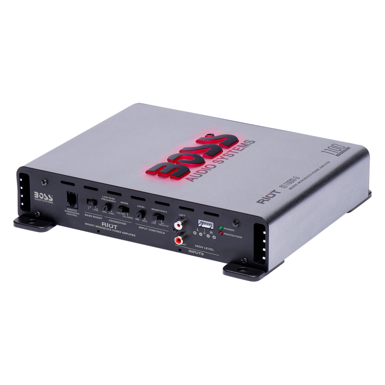 BOSS Audio Systems R1100M-S Monoblock Car Amplifier - 1100 High Output ...