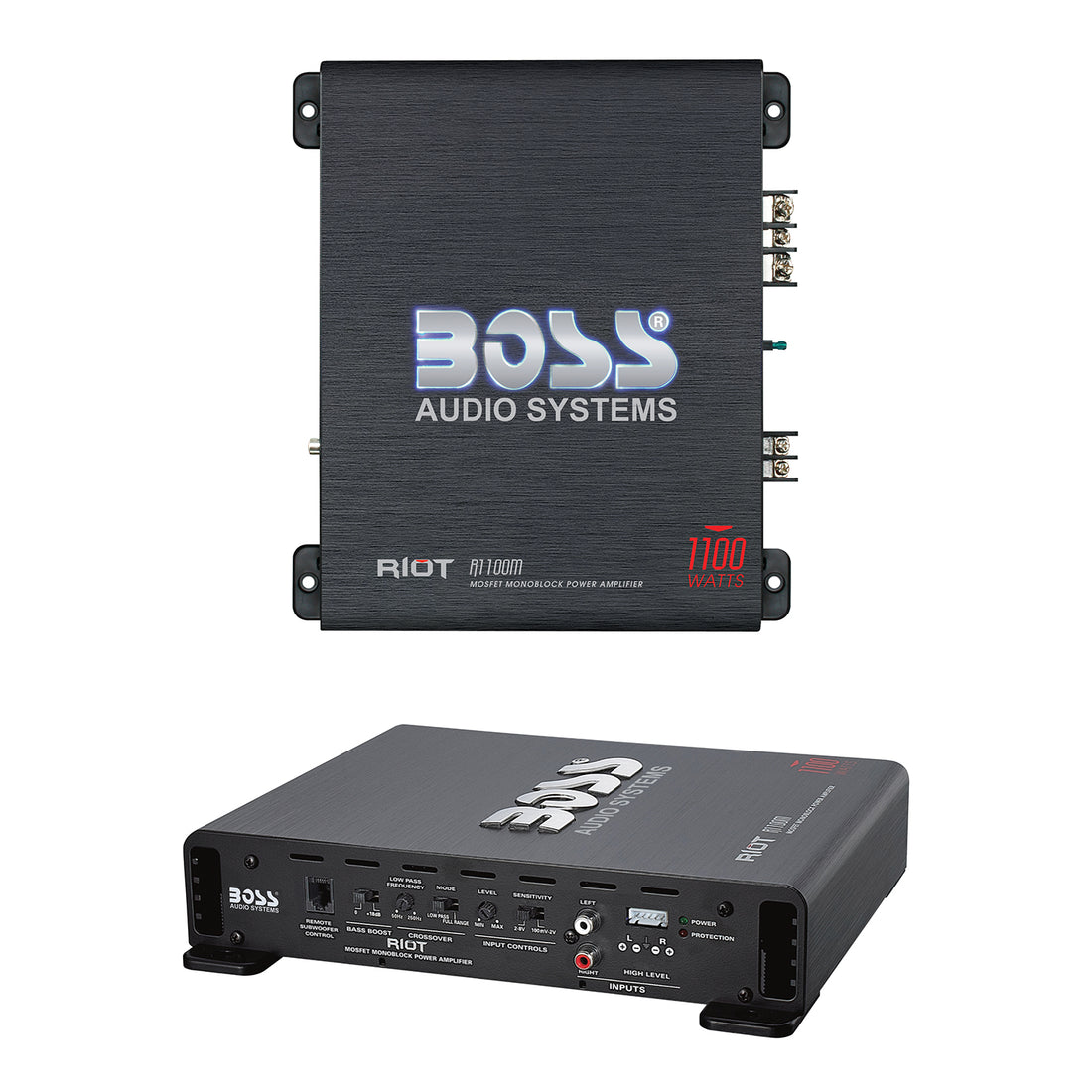 BOSS Audio Systems R1100MK Riot Series Monoblock Class A/B Car ...